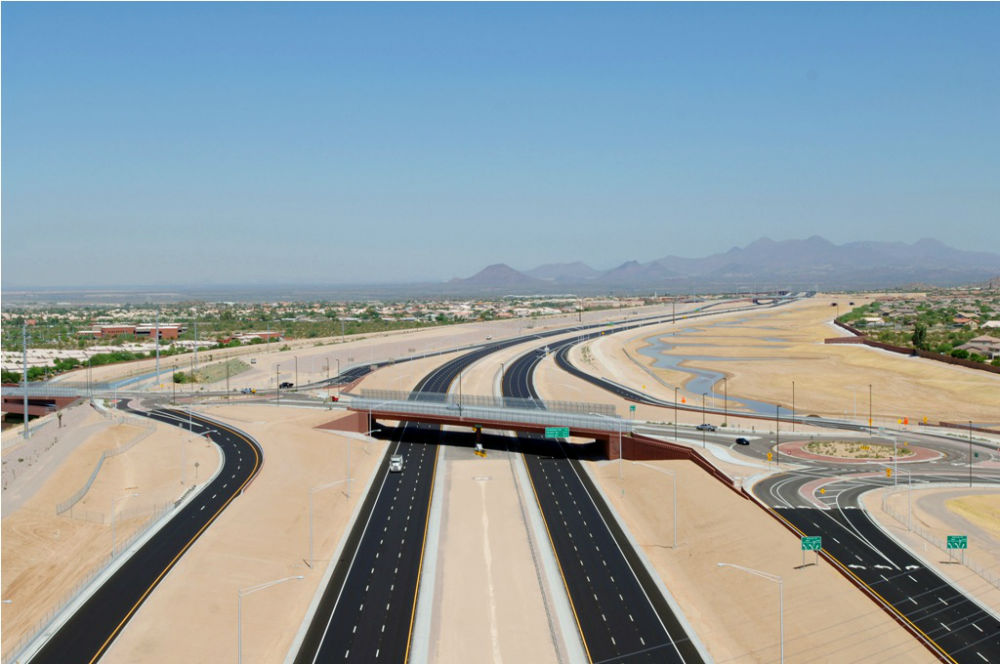 Red Mountain Freeway, Power Road to University Drive – Pulice Construction